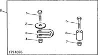 China N186901 Spacer Deere parts 2755, 401D, 2355, 301A, 401B, 2640, 2750, 300B for sale