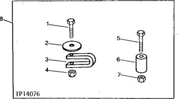 China N186901 Spacer Deere parts 2755, 401D, 2355, 301A, 401B, 2640, 2750, 300B for sale