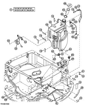 China 4682672 Fuel Tank Deere parts 35D, 27D for sale
