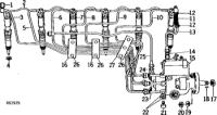 China AR51055 Fuel Line Deere parts 690, 644A, 646 for sale