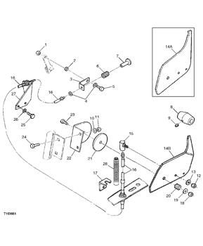 China 03H1495 Bolt Deere parts 302, 401, 400, 6675, 300, 675, 401B, 4475, 301, 301A, 8875 for sale