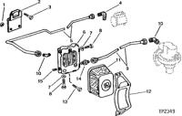China AR63654 Fuel Line Deere parts 70, 490, 315C, 480A, 70D, 401D, 310A, 440, 455D, 450D, 401B, 310C, 480C, 401C, 410B, 410, 450C for sale