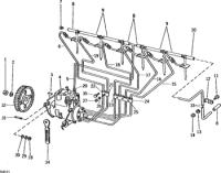 China AR66279 Fuel Line Deere parts 750, 755A, 755, 750B, 755B, 670A, 544C, 544B, 655B, 640, 655, 640D, 670 for sale