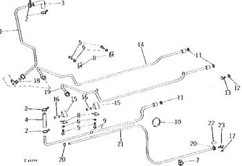 China AT22269 Oil Line Deere parts 301, 302, 300, 301A for sale