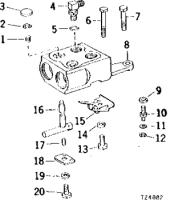 China 30H15 Plug Deere parts 450, 450B, 401, 450C, 440, 455D, 450D, 700A, 301, 455E, 450E, 1500, 2640, 400, 400G, 300, 600 for sale