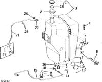 China AT48214 Fuel Line Deere parts 400, 401D, 310A, 401, 301, 410, 300 for sale