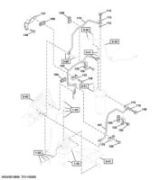 China 1154166390 Fuel Line Deere parts 800C, 470GLC, 600C for sale