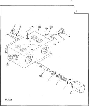 China 0352601 Plug Deere parts 992D for sale