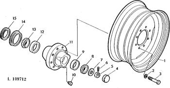 China JD8131 Bearing Cone Deere parts 500A, 2755, 500B, 540E, 760, 500C, 670A, 2355, 760A, 510, 700A, 670B, 540G, 500, 410, 2750, 670, 600 for sale