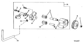 China AR67074 Oil Pump Deere parts 440, 400, 350B, 350D, 455D, 301, 400G, 301A, 450, 70, 302, 480A, 450B, 70D, 401, 350C, 450C, 315C, 480C, 450D, 401B, 482C, 210C, 300, 401D, 401C, 410, 410B, 302A, 310, 180, 310A, 300B, 310C, 380, 350 for sale