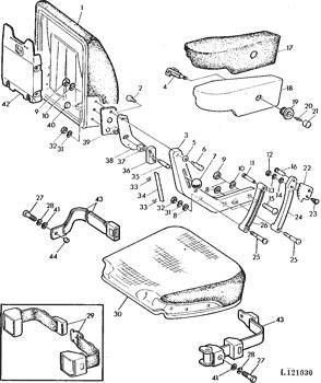 China 10H1026 Bolt Deere parts 690B, 2750, 540D, 700A, 690, 500, 600, 640D, 440D for sale