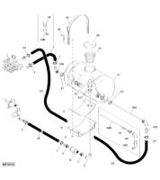 China 15H213 Elbow Fitting Deere parts 550, 350C, 450C, 1500, 555, 9300 for sale