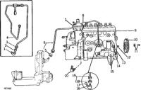 China AR87562 Oil Line Deere parts 850, 890, 855, 992D, 860B, 862, 862B, 762 for sale