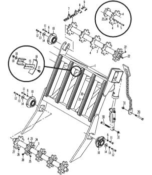 China 0120026844 Bearing Deere parts 2254 for sale
