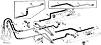 China AA14850 Elbow Fitting Deere parts 302A, 310, 310A, 300, 510, 762B, 410, 300B for sale