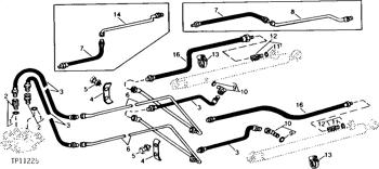 China AA14850 Elbow Fitting Deere parts 302A, 310, 310A, 300, 510, 762B, 410, 300B for sale