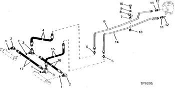 China AN113929 Elbow Fitting Deere parts 2154D, 330LC, 2454D, 200LC, 500C, 2554, 670A, 510, 2954D, 3554, 3754D, 2054 for sale