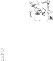 China AT38431 Oil Filter Deere parts 380, 480A, 480C for sale