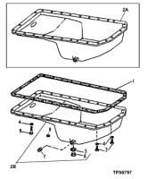 China AT67734 Oil Pan Deere parts 290D, 315C, 300D, 180, 190, 510B, 2640, 400G, 480, 450, 70, 610B, 480A, 450B, 70D, 401, 450C, 440, 455D, 450D, 401B, 455E, 450E, 210C, 450G, 482C, 490, 401D, 410B, 410C, 410D, 310C for sale