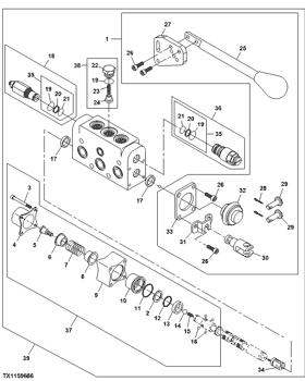 China 0051346579 Bolt Deere parts 210LE for sale