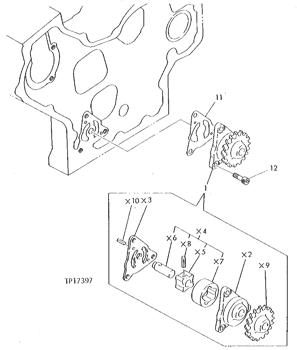 China AM101377 Oil Pump Deere parts 2020A, 2020, 15 for sale