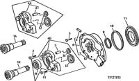 China AR96662 Oil Pump Deere parts 302A, 302, 480A, 401, 401D, 400, 2355, 301A, 401B, 2640, 401C, 300, 301, 380, 300B, 480 for sale