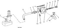 China R50381 Oil Tube Deere parts 690B, 740, 743, 740A, 693B, 743A for sale