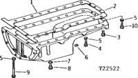 China R53013 Oil Pan Deere parts 690 for sale