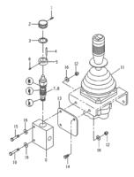 China 0021320387 Oil Pressure Reg. Valve Deere parts 2254 for sale