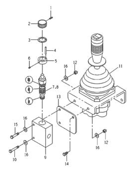 China 0021320387 Oil Pressure Reg. Valve Deere parts 2254 for sale