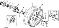 China JD7445 Bearing Cup Deere parts 302A, 2755, 302, 2955, 480A, 310, 400, 2750, 440, 2355, 300B, 301A, 401B, 540, 401C, 301, 401, 380, 300, 480 for sale