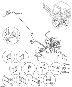 China R73384 Clamp Deere parts 400, 180, CD30290DF, 110, 640, 790ELC, 300, 750, 792DLC, 800C, 80C, 850DLC, 85D, 870GLC, 302A, 890, 890A, 892, 990, 646, 35D, 992D, 301, 17ZTS, 302, 2454D, 401, 27D, 27ZTS, 2054, 2154D, 50C, 240, 35ZT... for sale