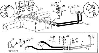 China T14264 Clamp Deere parts 844, 755D, 990, 595, 500C, 350B, 510, 180, 992ELC, 2640, 303, 450, 950J, 400G, 315C, 710B, 210C, 315CH, 762, 1050K, 450LC, 450G, 500, 992D, 850, 860B, 244K, 1050J, 324K, 610B, 415B, 862, 540, 890, 890... for sale