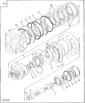 China 0311309 Bearing Race Deere parts 290D, 490, 495D for sale