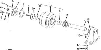 China T14776 Shim Deere parts 450, 350C, 350B, 450B, 350 for sale