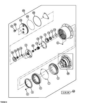 China 0397802 Bearing Deere parts 50D, 60D, 60G, 50G for sale