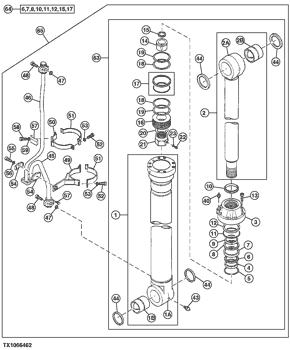 China 0379819 Clamp Deere parts 750, 800C for sale
