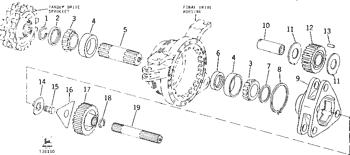 China R42529 Shim Deere parts 760, 770, 760A, 700A, 770A, 770B for sale