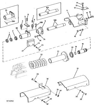 China AT80868 Cover Deere parts 850, 850B for sale