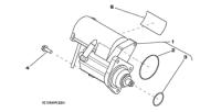 China RE70960 Starter Motor Kit Deere parts 410C, 4.5, 435C, 410D, 330B, 640D, 444E, 540D, 653E, 437D, 344E, 335C, 540E, 6.8, 710D, 450G, 335D, 430B, 344J, 324H, 440D for sale