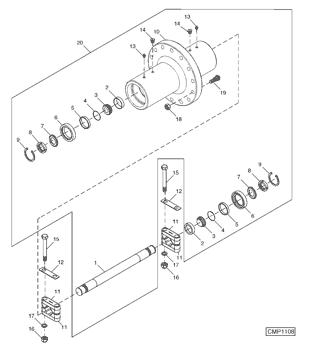China 0291366636 Shim Deere parts 1512E, 1810C, 1510DC, 1312C, 1412E, 1510C for sale
