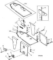 China T10379 Clamp Deere parts 844, 690B, 990, 646, 660D, 540D, 350B, 340D, 644D, 330LCR, 350D, 210LE, 444, 740A, 644A, 450, 644B, 450B, 444D, 644C, 210K, 450C, 315C, 743, 770, 455D, 450D, 315CH, 550B, 770A, 455E, 450E, 640, 210C, ... for sale