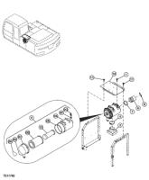 China AT115060 Hose Clamp Deere parts 250C, B25C, 792DLC, 860B, B30B, 380GLC, 300C, 490E, B30C, 180, 762, 790D, 550LC, 862, 608B, 350GLC, 992D, B25B for sale