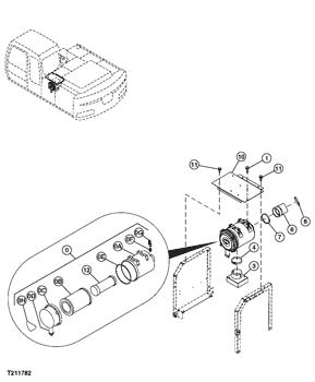 China AT115060 Hose Clamp Deere parts 250C, B25C, 792DLC, 860B, B30B, 380GLC, 300C, 490E, B30C, 180, 762, 790D, 550LC, 862, 608B, 350GLC, 992D, B25B for sale