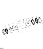 China R125124 Piston Deere parts 643G, 540G, 544G, 444E, 710B, RE151971, 540E, 643D, 710D, 1200, RE68144, 1400 for sale