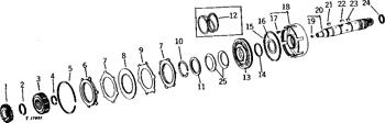 China R27789 Piston Ring Deere parts 450, 700A, 760 for sale