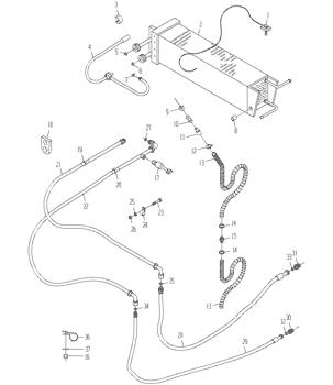 China R60264 Hose Fitting Deere parts 2755, 2750, 2955, 670A, 2355, 670B, 770A, 2254, 770B for sale