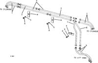 China S45067 Clamp Deere parts 450, 500A, 310, 400, 500C, 401C, 410, 350 for sale
