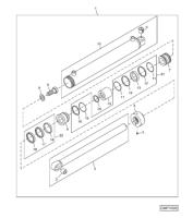 China 0290089600 Piston Deere parts 1412E for sale
