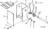 China 1110021 Lock Deere parts 3550 for sale